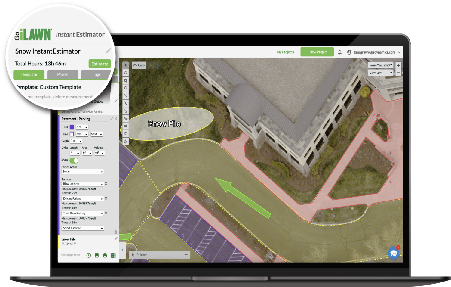 Snow Estimating - GoiLawn Instant Estimator